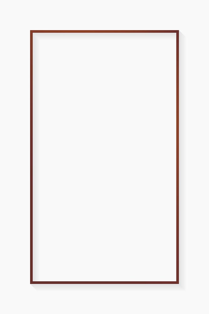 Rectangle bronze frame white background | Premium Vector - rawpixel