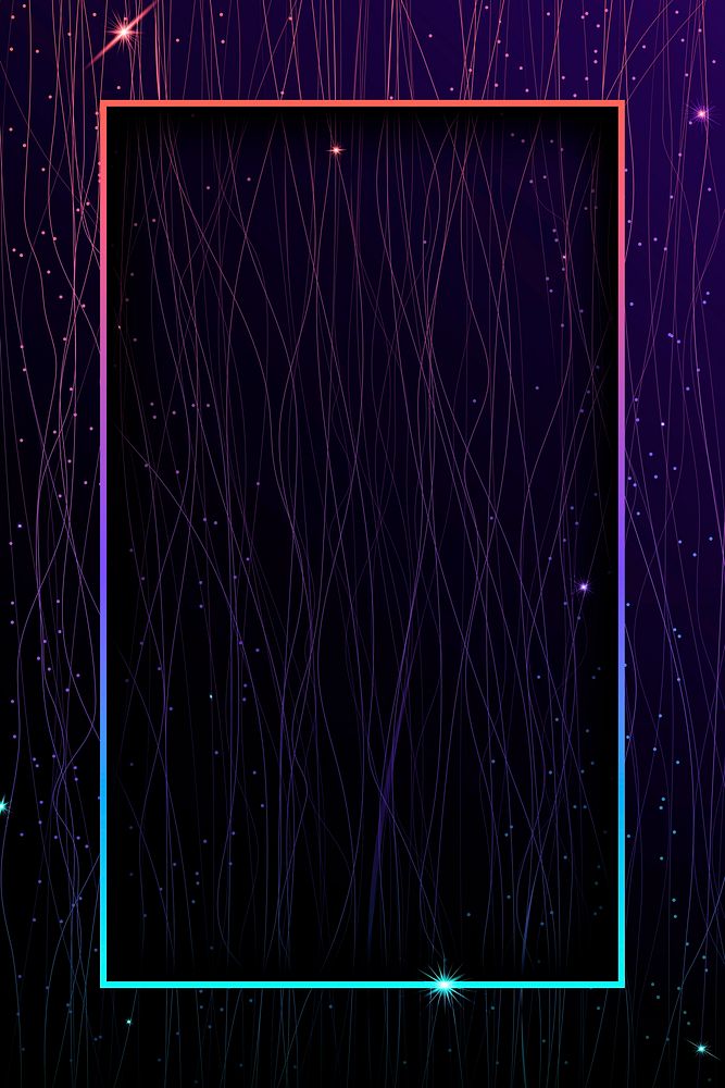 Colorful rectangle frame black background | Premium Vector - rawpixel