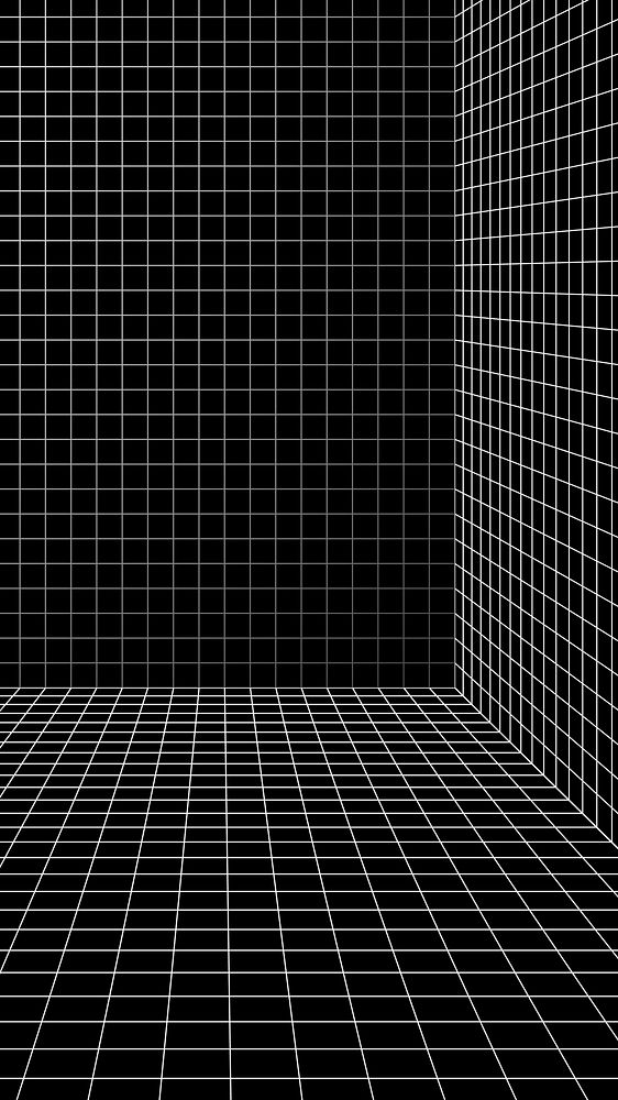 3D wireframe grid room background | Premium Vector - rawpixel