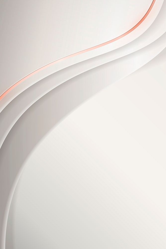 White abstract wavy background vector | Premium Vector - rawpixel