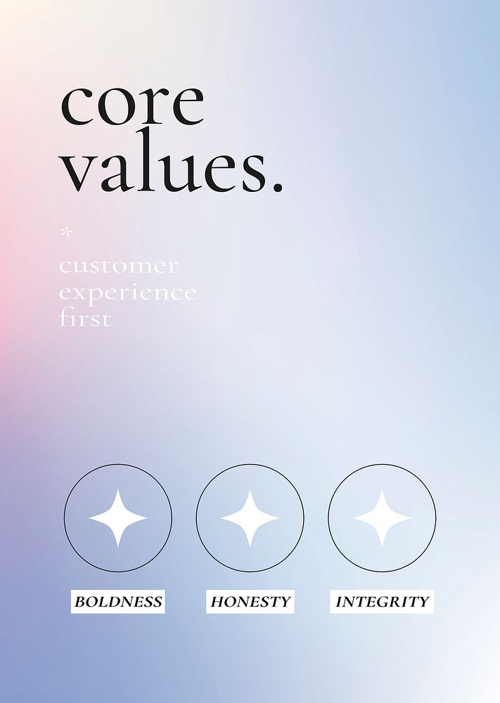 Colorful business poster psd purple | Premium PSD Template - rawpixel