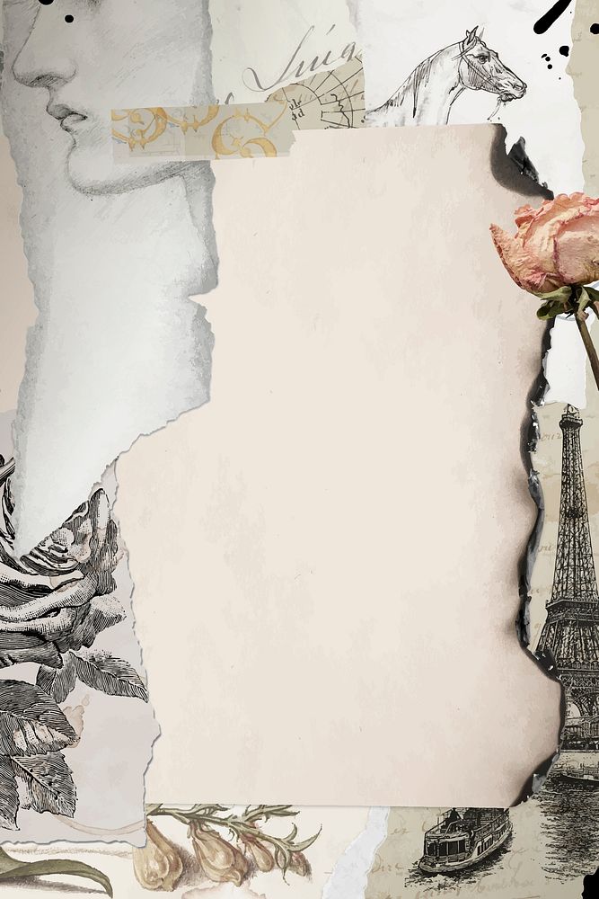 Vintage frame digital journal note | Premium Vector - rawpixel