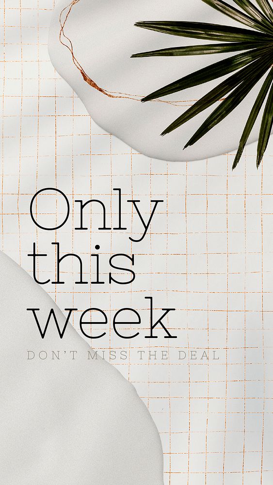 Only this week deal template | Premium PSD Template - rawpixel