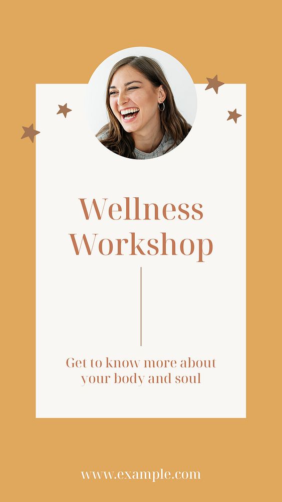 Wellness Facebook story template, editable | Premium PSD Template ...