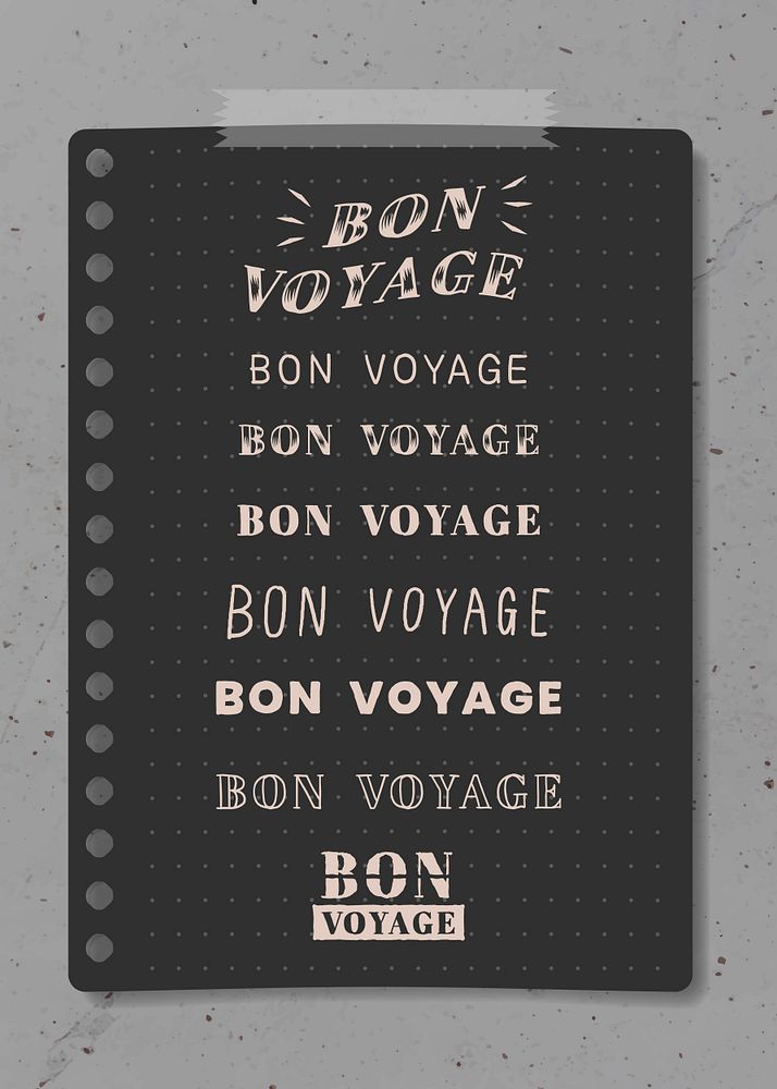 Bon Voyage Word Set On A Black Premium Vector Rawpixel bon-voyage-word-set-on-a-black-premium-vector-rawpixel