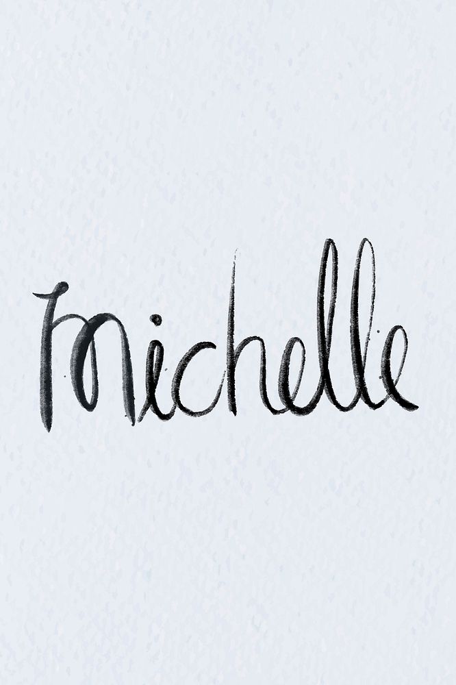 Hand drawn Michelle vector font | Free Vector - rawpixel