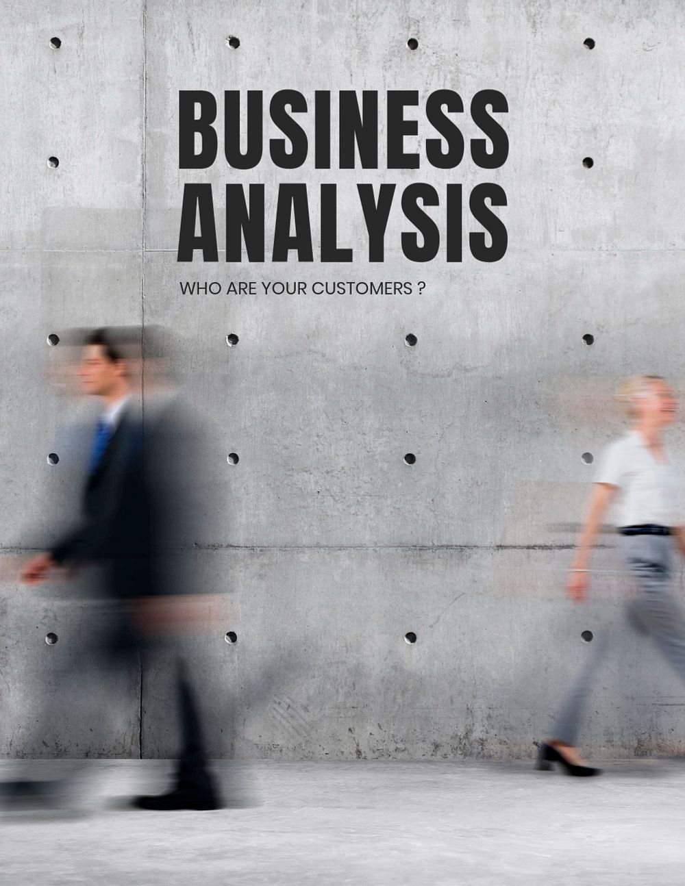 Business analysis flyer editable template, | Premium Editable Template ...