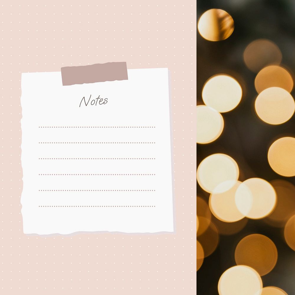 Blank notes Instagram post template, | Premium Editable Template - rawpixel