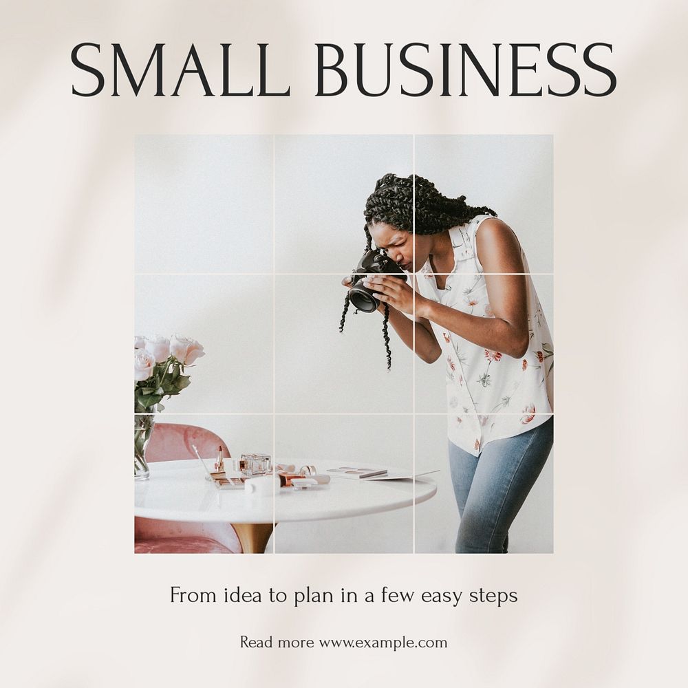 Small business Instagram post template, | Premium Editable Template ...