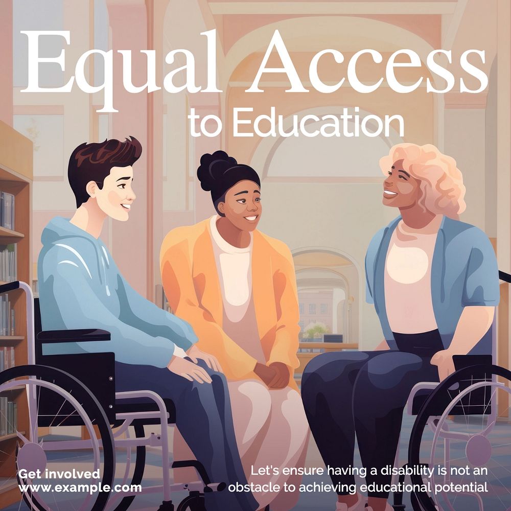 Education Instagram post template | Free Editable Template - rawpixel