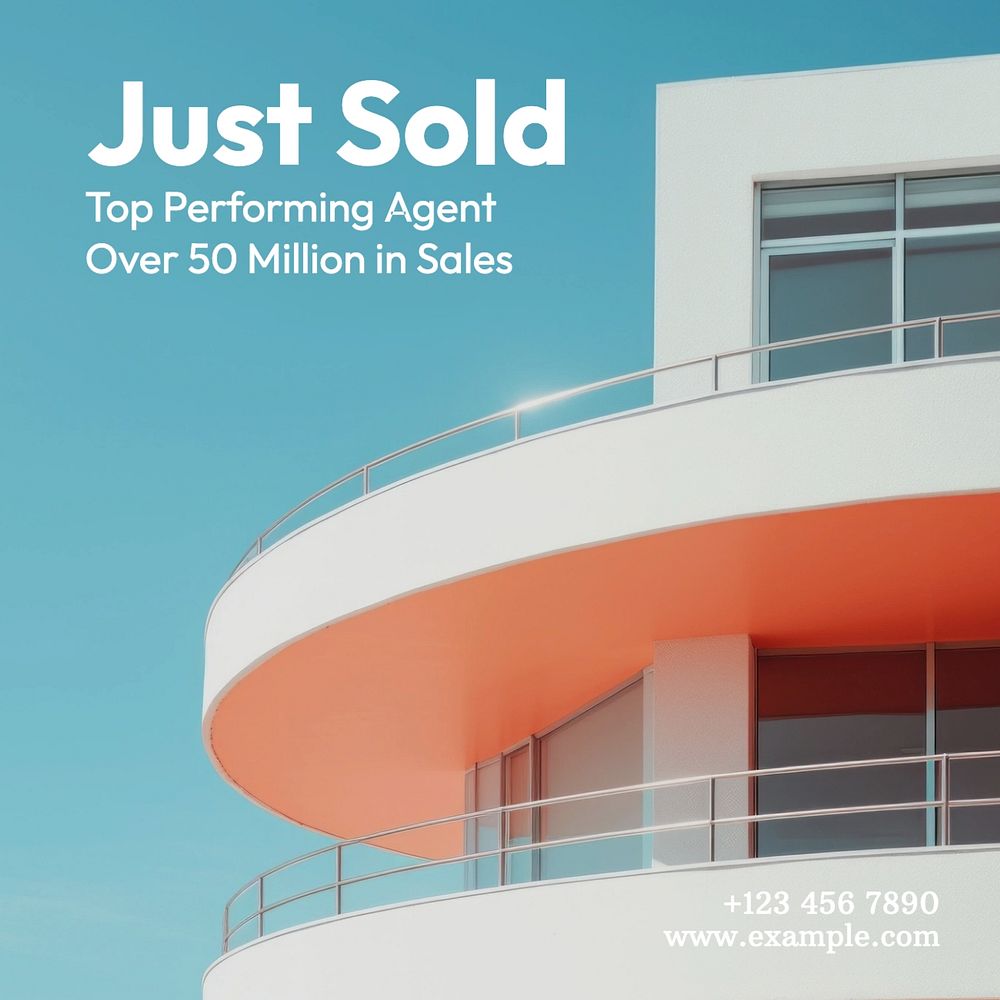 Just sold Facebook post template | Premium Editable Template - rawpixel