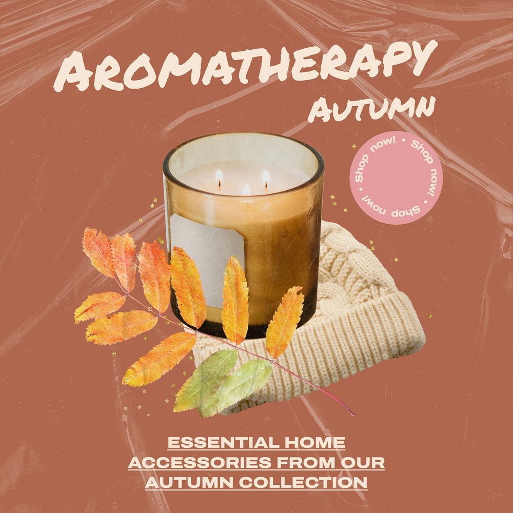 Aromatherapy Instagram post template | Premium Editable Template - rawpixel