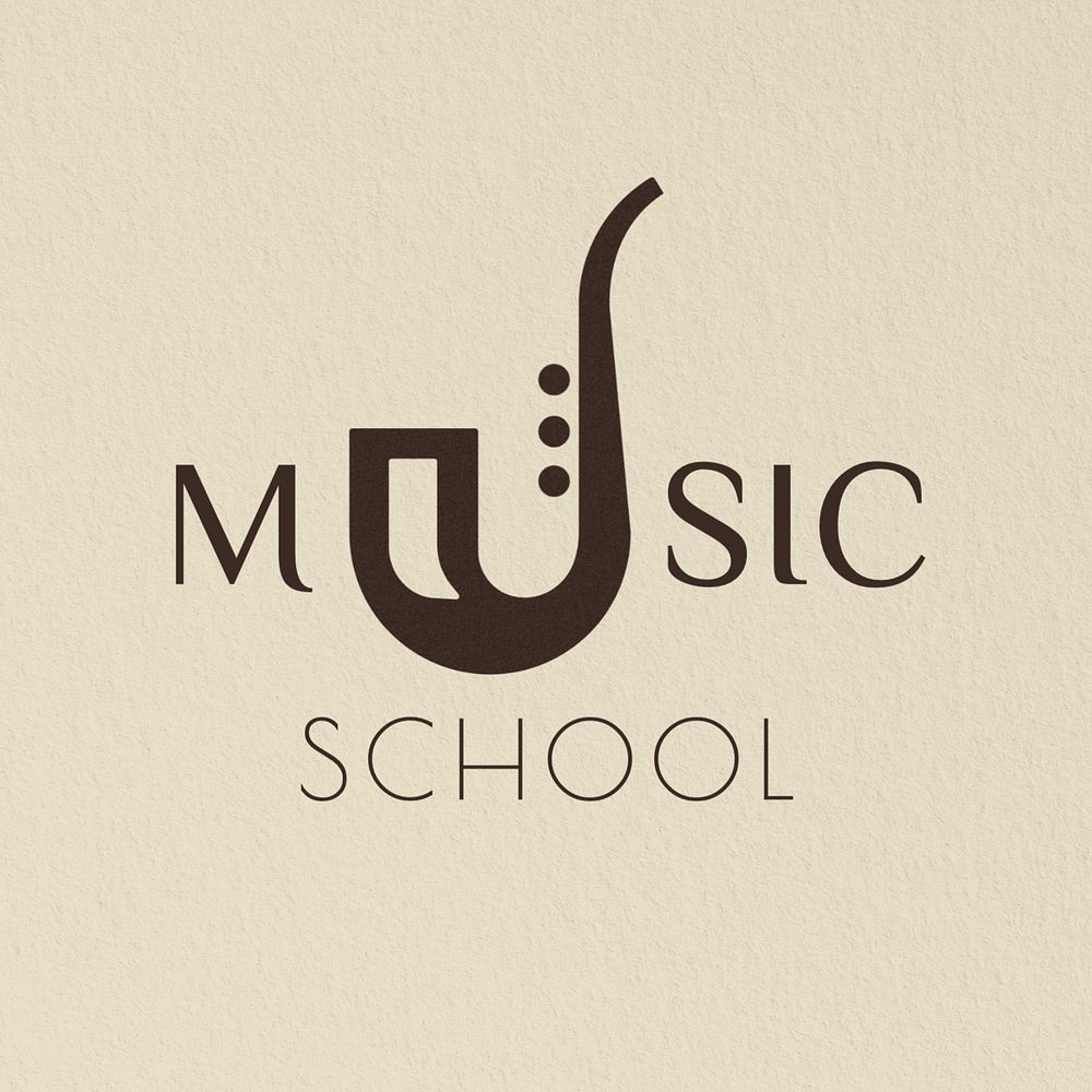 Music school branding logo, editable | Premium Logo Maker - rawpixel