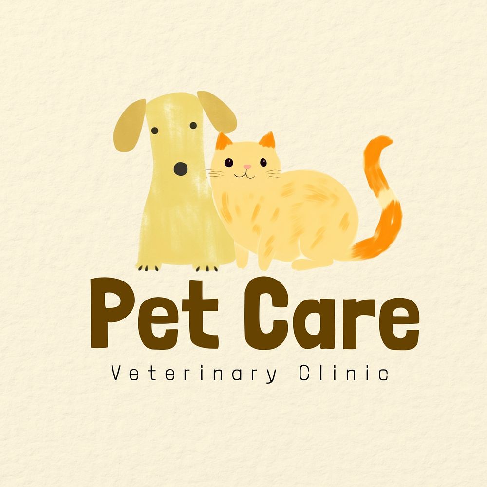 Veterinary clinic logo, editable business | Premium Logo Maker - rawpixel