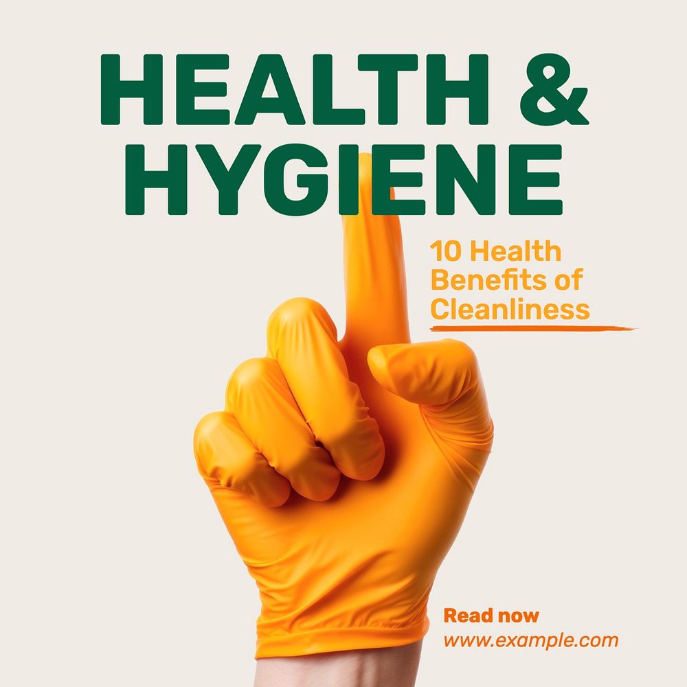 Health & hygiene Instagram post | Premium Editable Template - rawpixel