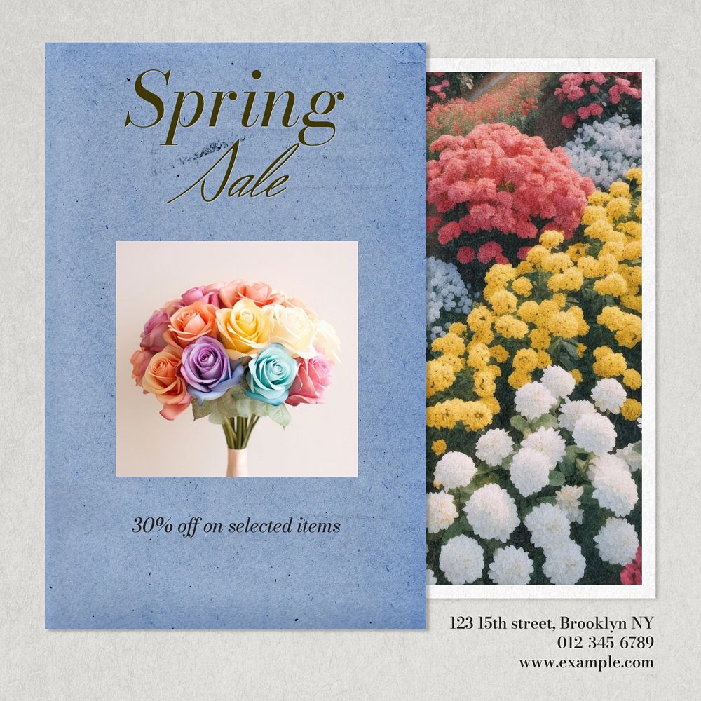 Spring sale Facebook post template | Premium Editable Template - rawpixel