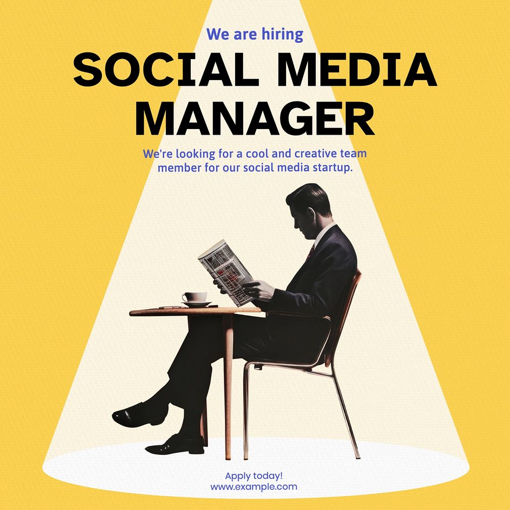 Social Media Manager Facebook post | Premium Editable Template - rawpixel