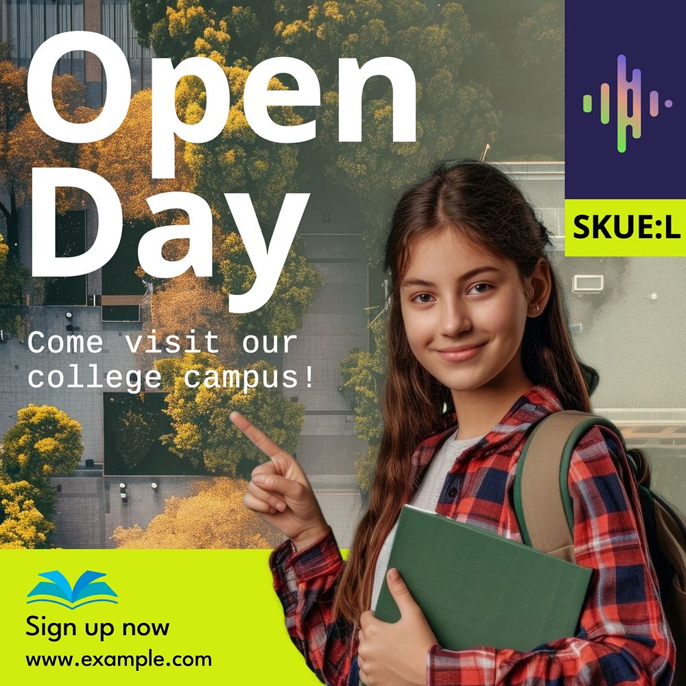 College open day Facebook post | Premium Editable Template - rawpixel