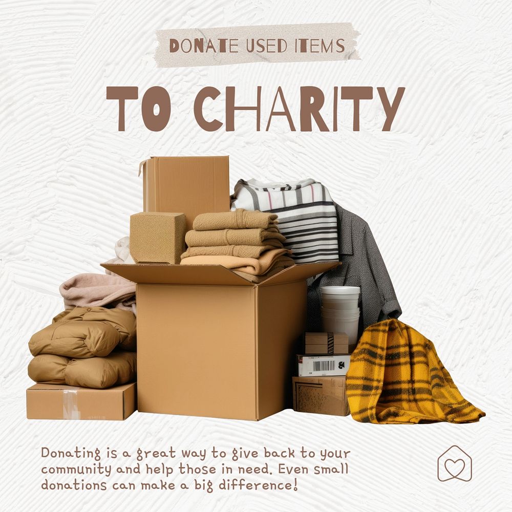 Donate charity Facebook post template | Free Editable Template - rawpixel