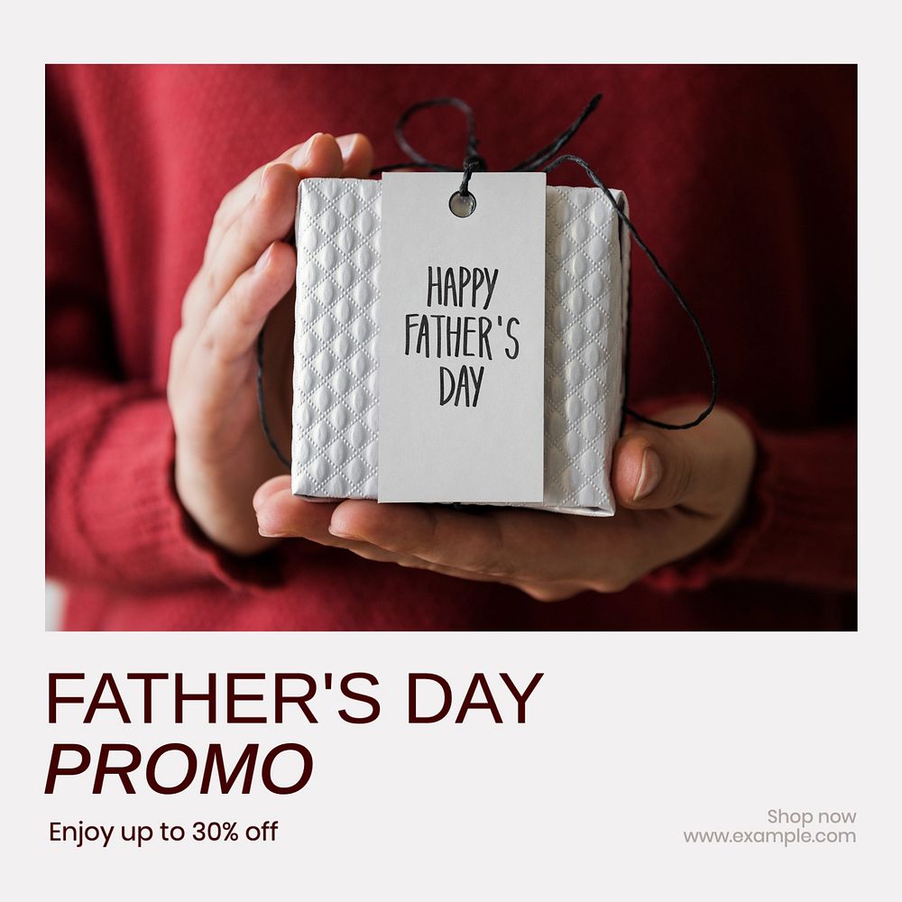 Father's day promo Facebook post | Premium Editable Template - rawpixel