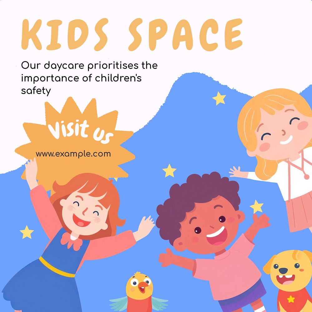 Kids space Facebook post template | Premium Editable Template - rawpixel