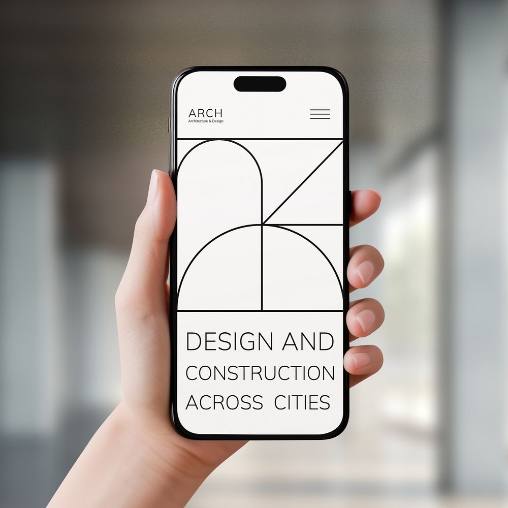 Phone screen mockup, editable design | Premium Mockup Generator - rawpixel