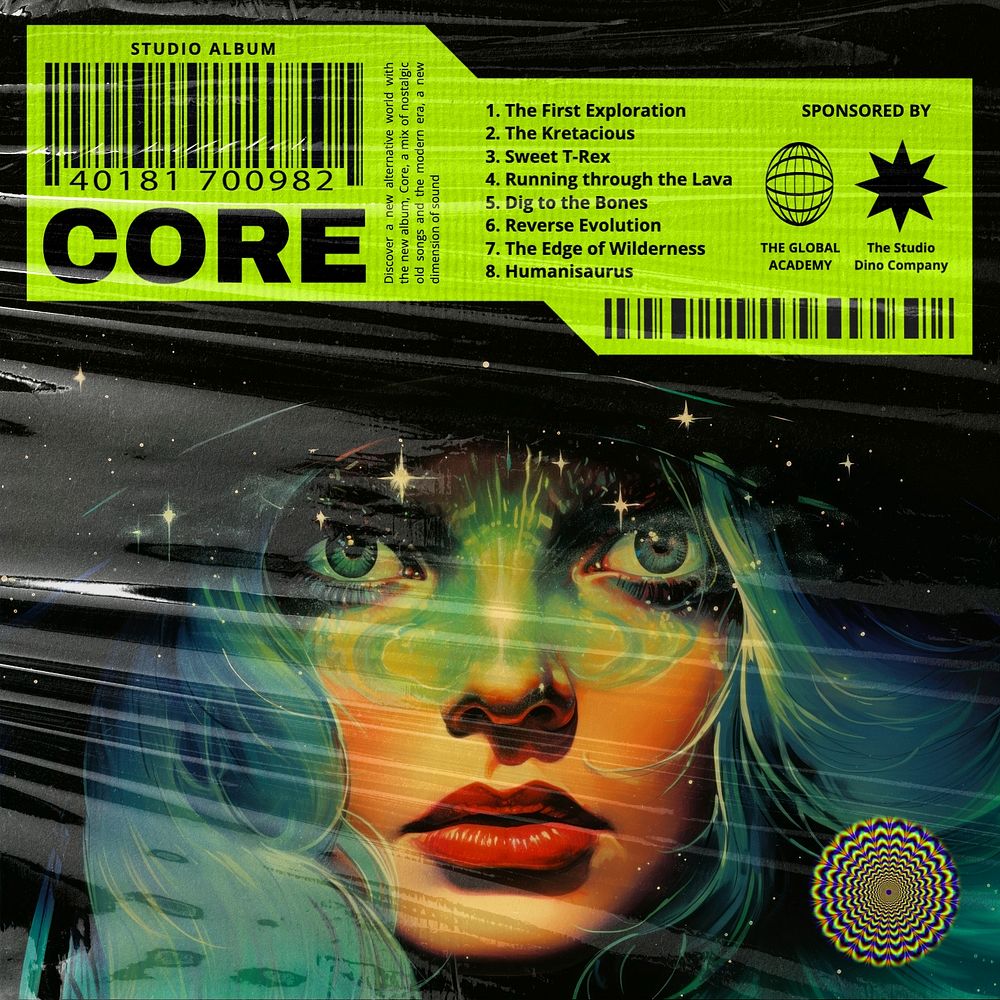 Album cover Facebook post template | Premium Editable Template - rawpixel