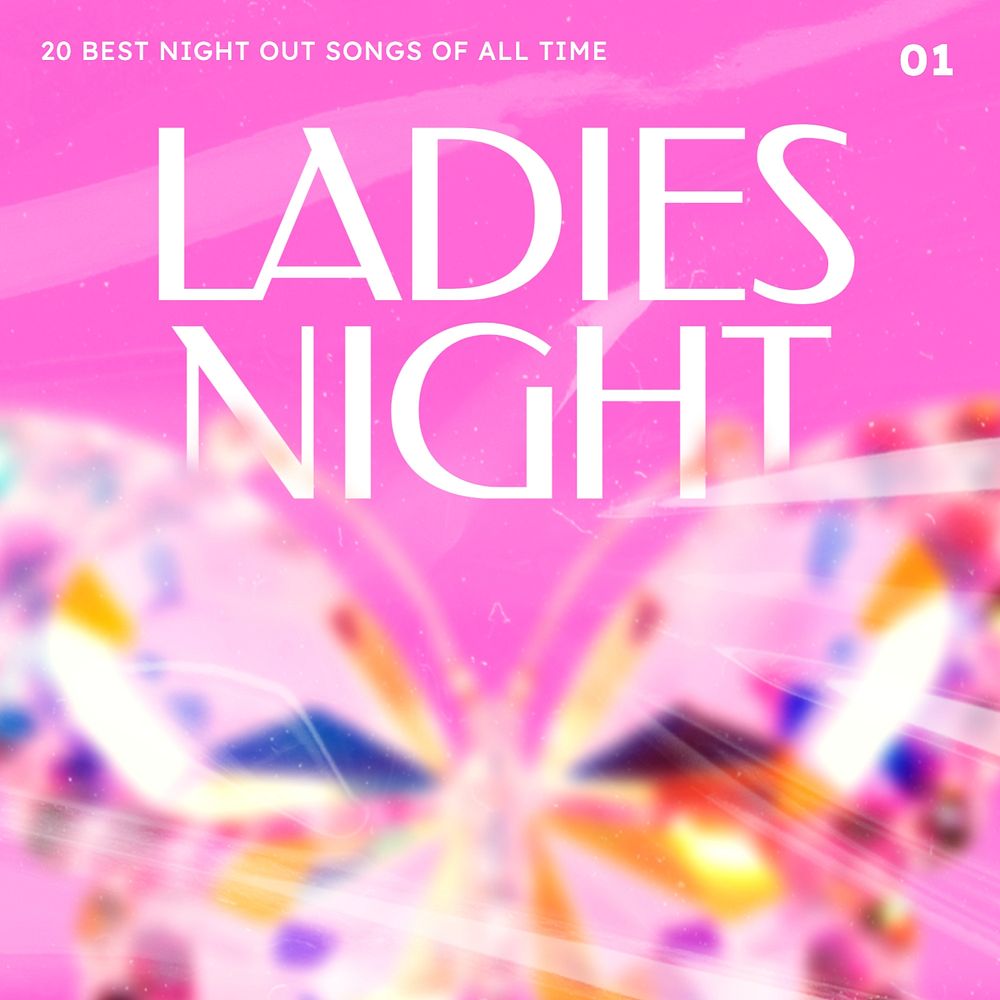 Ladies night songs cover template | Premium Editable Template - rawpixel