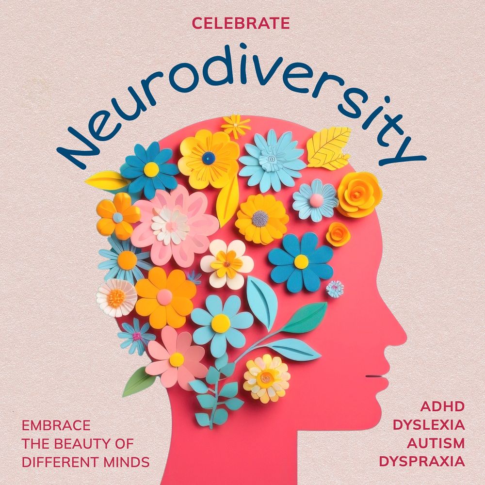 Celebrate neurodiversity Facebook post template | Free Editable ...