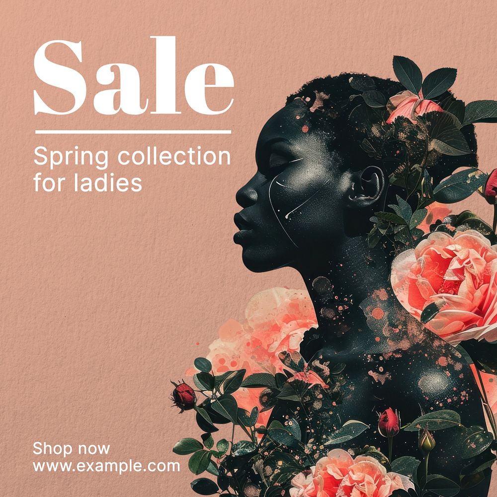 Spring sale Facebook post template | Premium Editable Template - rawpixel