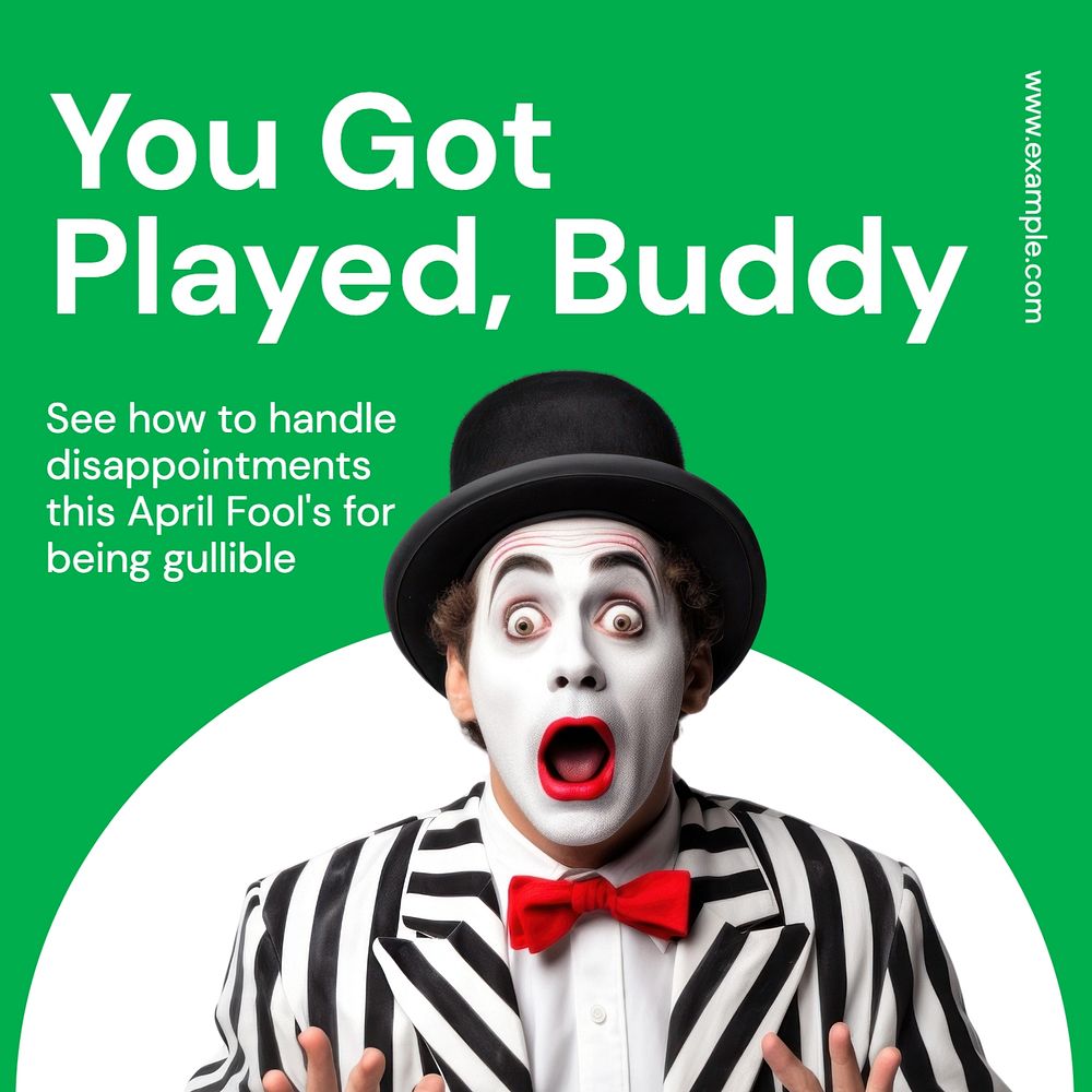 April fool's day Facebook post | Premium Editable Template - rawpixel