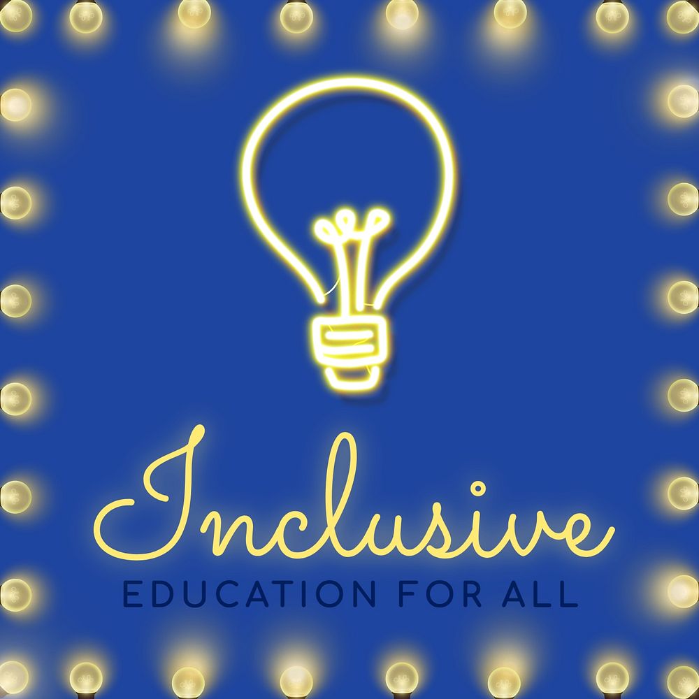 Inclusive education Facebook post template | Free Editable Template ...