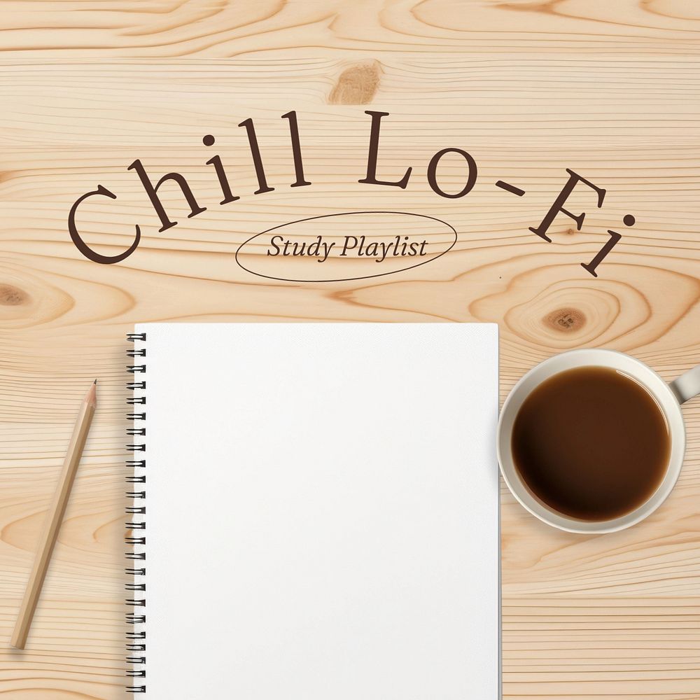 Study playlist cover template | Premium Editable Template - rawpixel