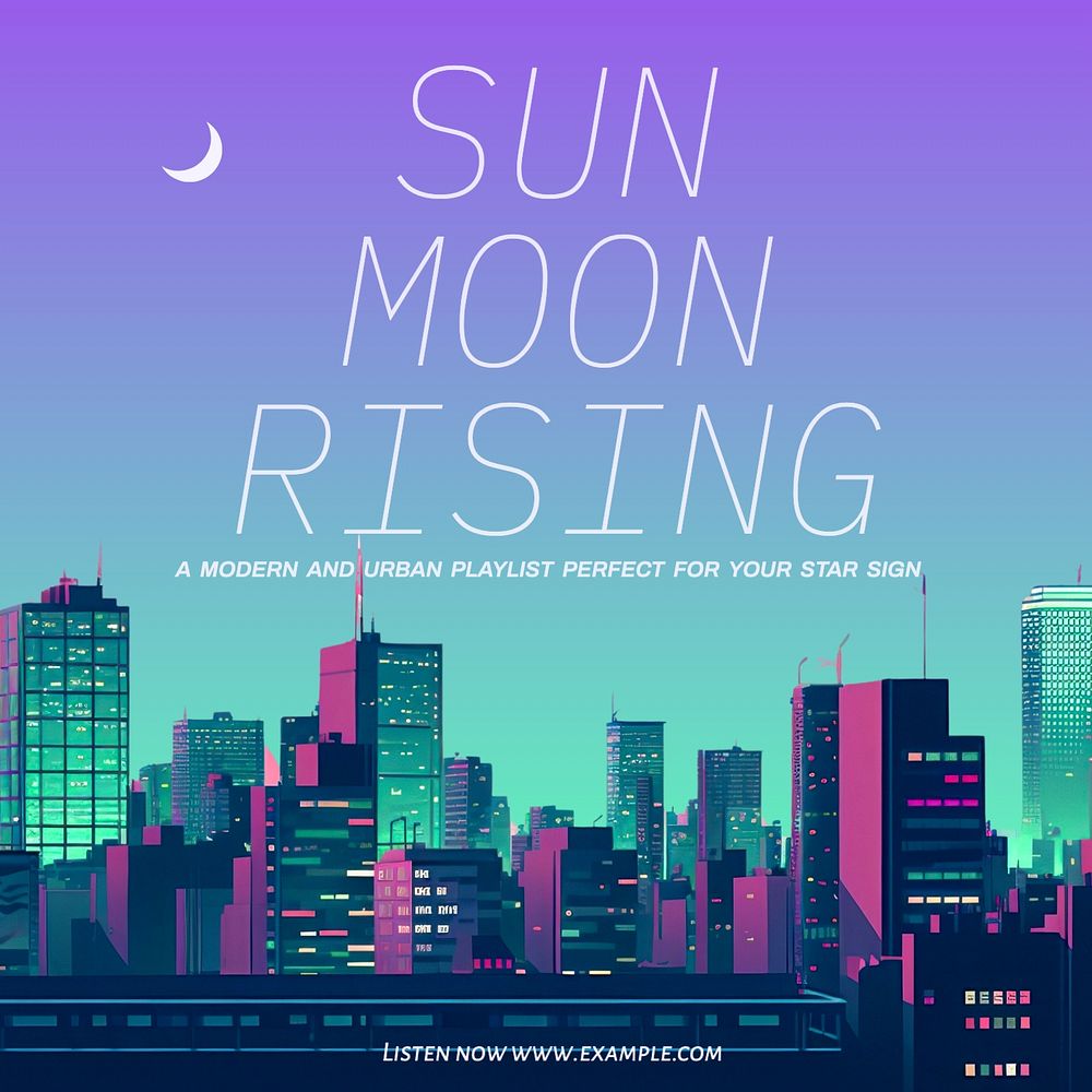 Playlist cover template | Premium Editable Template - rawpixel