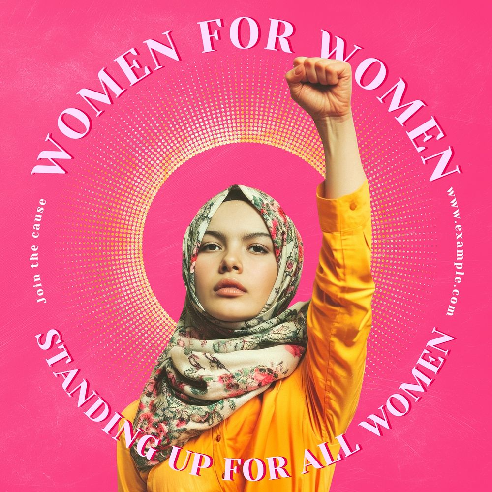 Women women Facebook post template | Free Editable Template - rawpixel