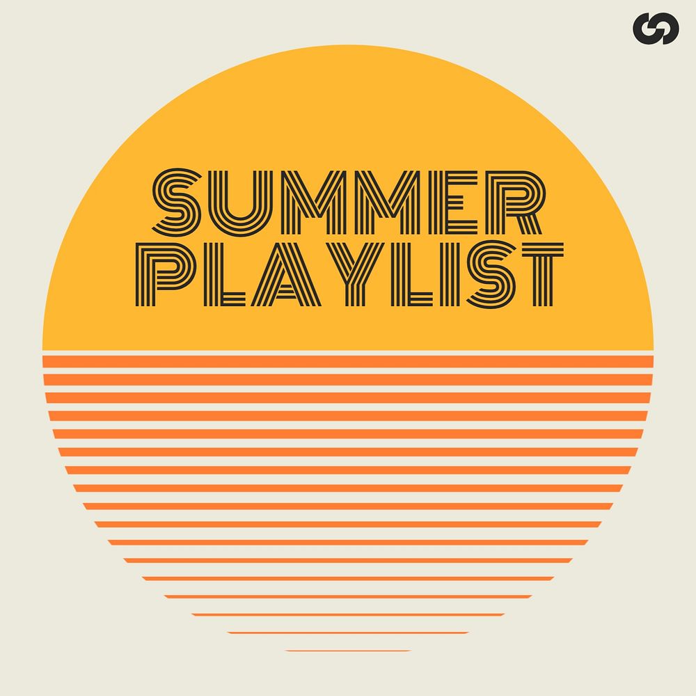 Summer playlist cover template | Premium Editable Template - rawpixel