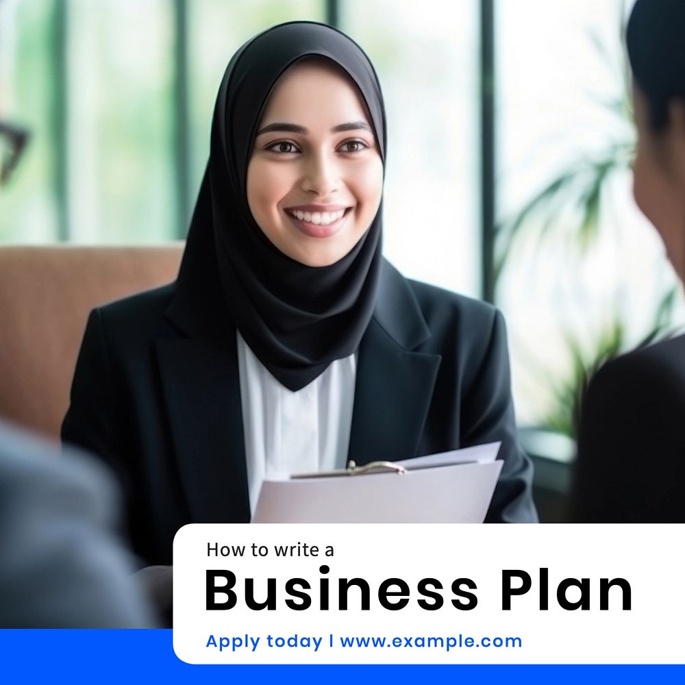 Business plan Instagram post template | Premium Editable Template ...