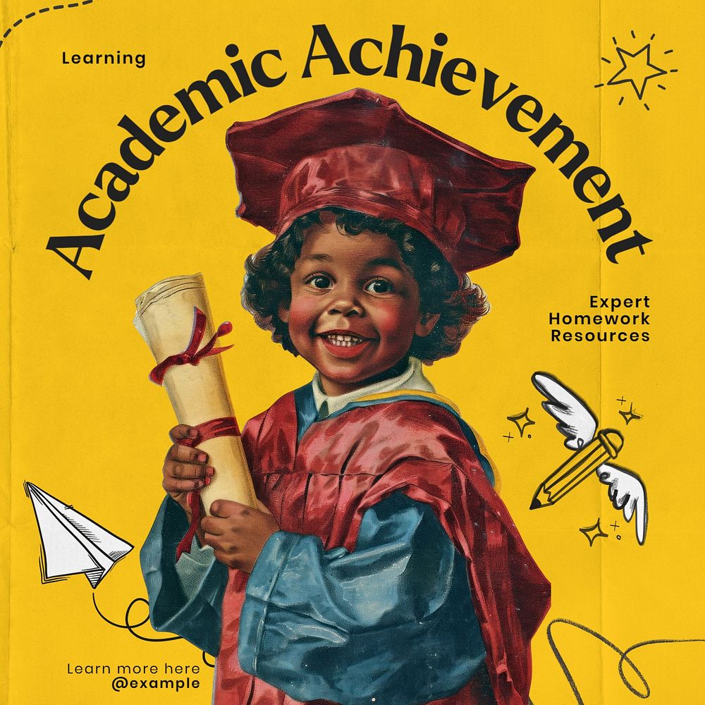 Academic Instagram post template | Premium Editable Template - rawpixel