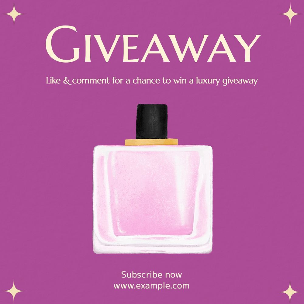 Giveaway Instagram post template | Premium Editable Template - rawpixel