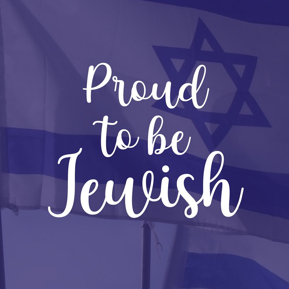 Jewish Instagram post template | Premium Editable Template - rawpixel