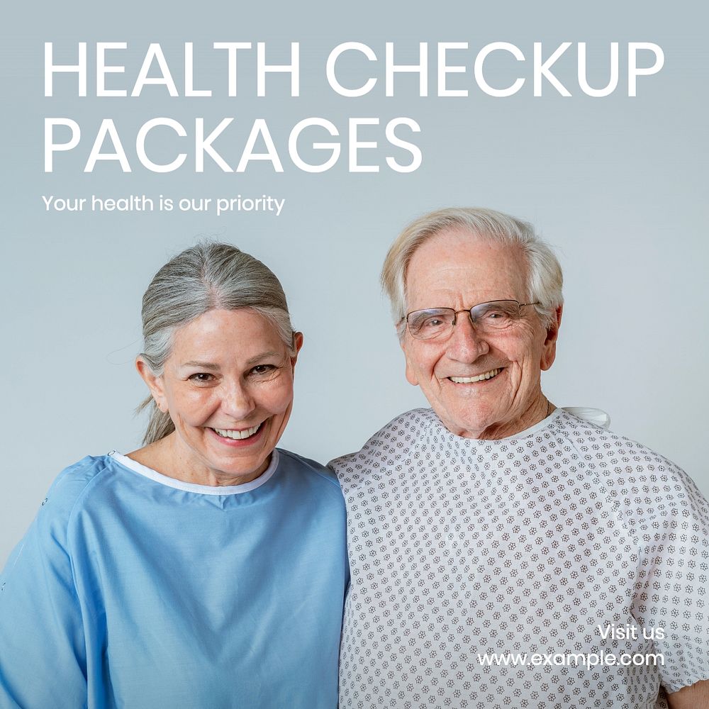 Health checkup packages Instagram post | Premium Editable Template ...