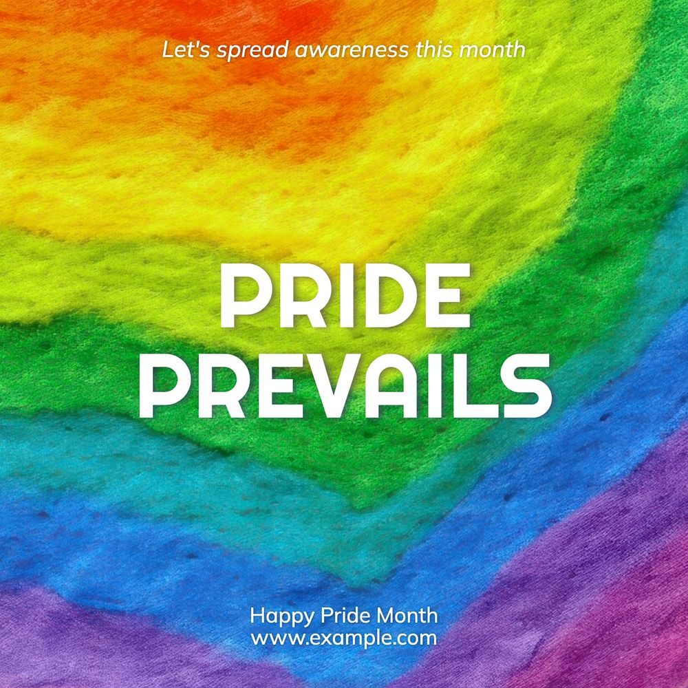 Pride month Instagram post template | Free Editable Template - rawpixel Pride month Instagram post template | Free Editable Template - rawpixel