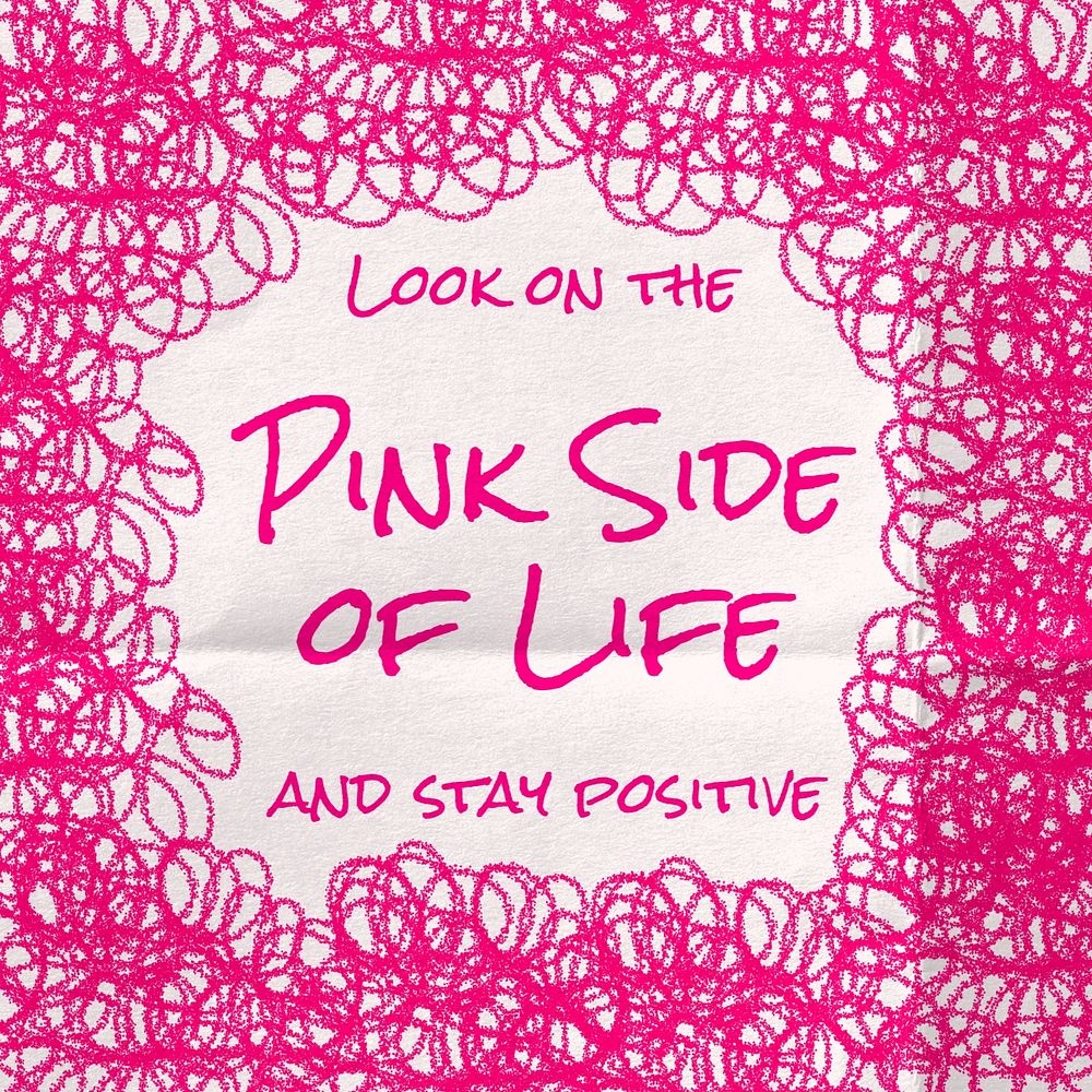 Pink quote Instagram post template, | Premium Editable Template - rawpixel