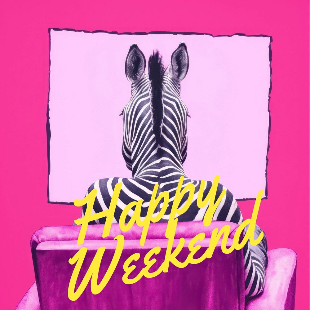 Happy weekend Album cover template | Premium Editable Template - rawpixel