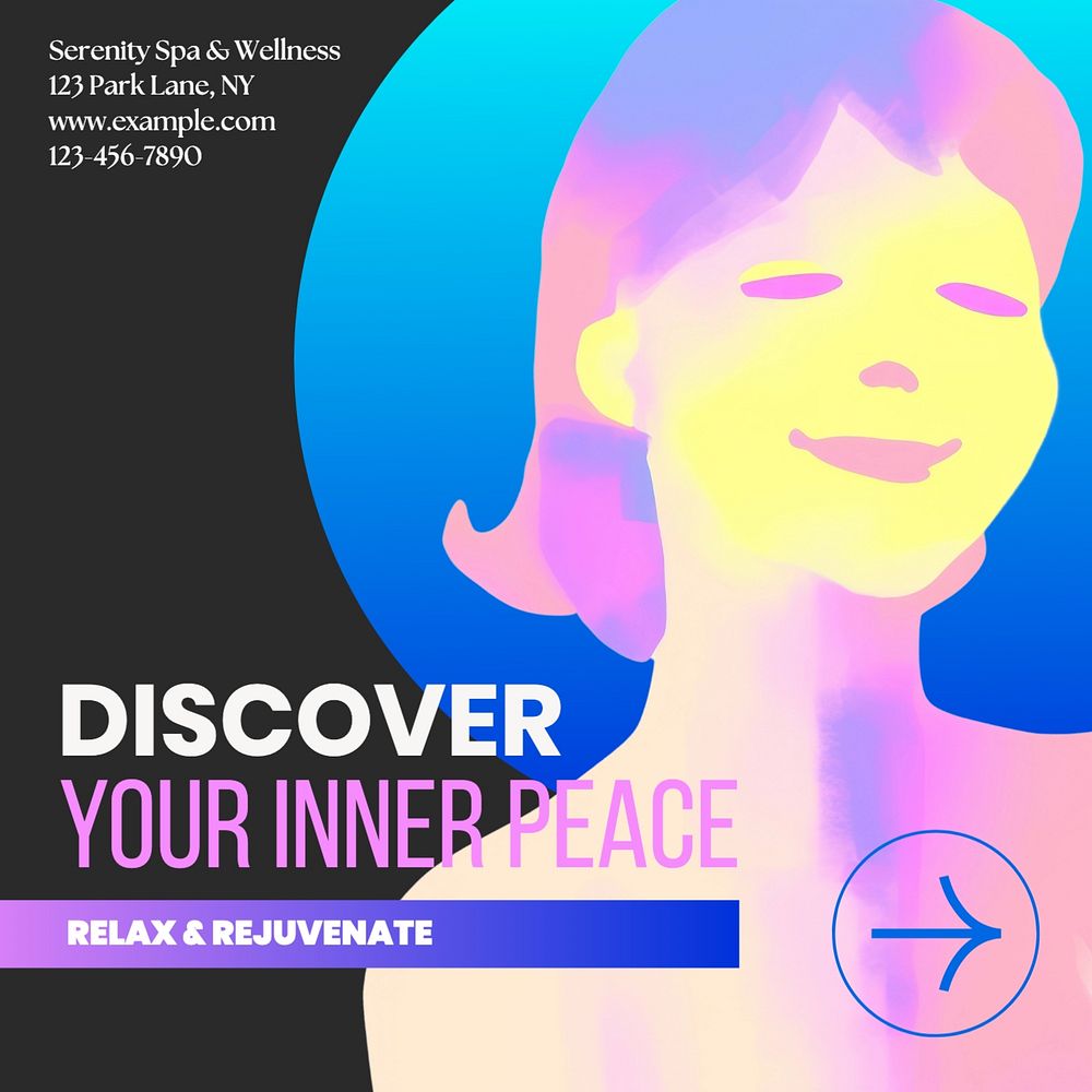 Spa Instagram Post Template Premium Editable Template Rawpixel