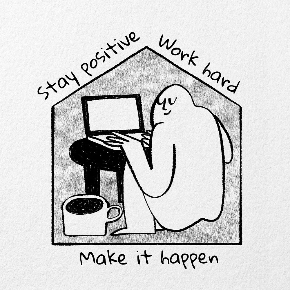 Positive & motivational quote post | Premium Editable Template - rawpixel