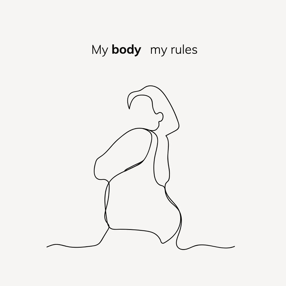 Body quote aesthetic post template | Premium Editable Template - rawpixel