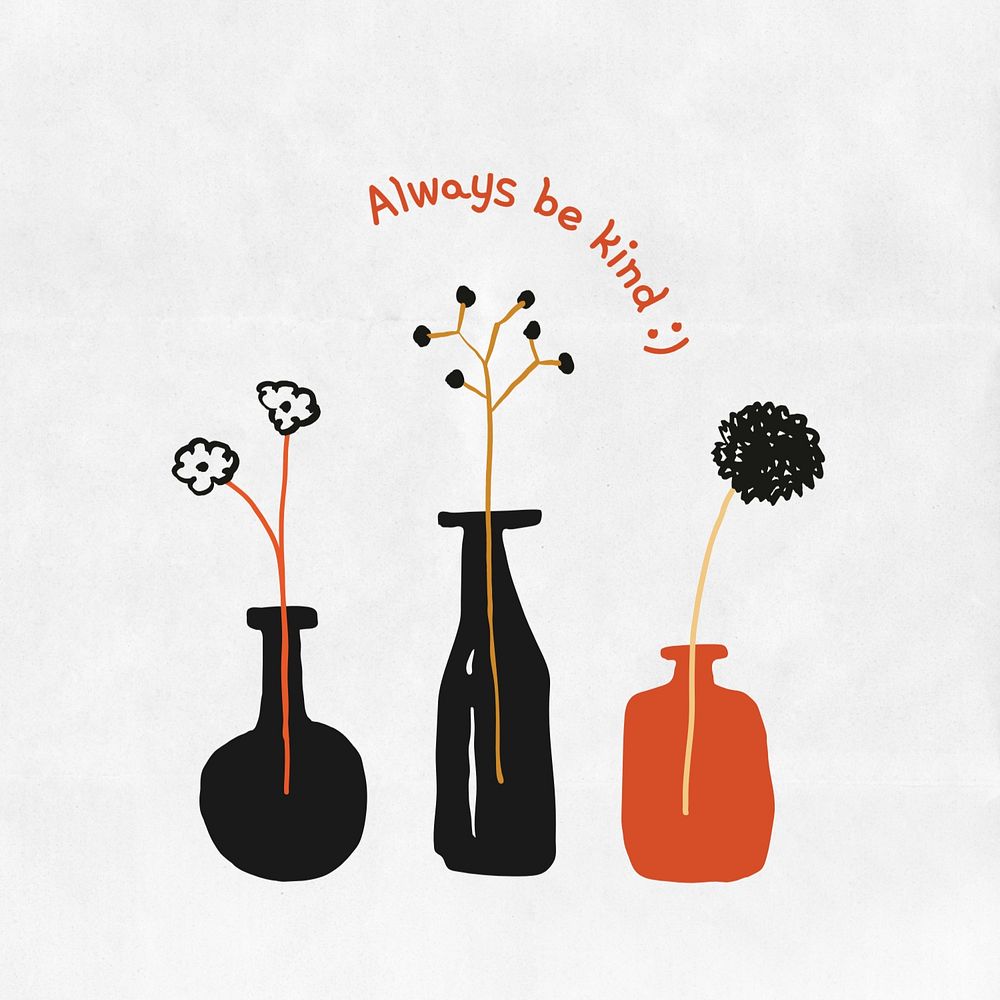 Be kind quote post template | Premium Editable Template - rawpixel