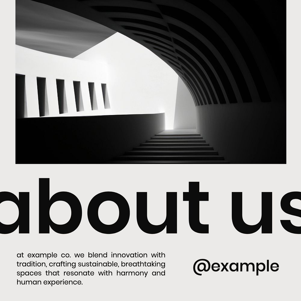 About us Instagram post template | Premium Editable Template - rawpixel