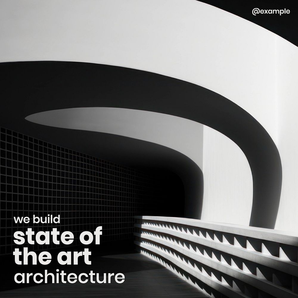 Art architecture Instagram post template | Premium Editable Template ...